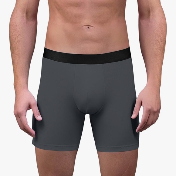Shorts | Mens Gray Boxer Briefs Mens Athletic Underwear Boxer Briefs ...